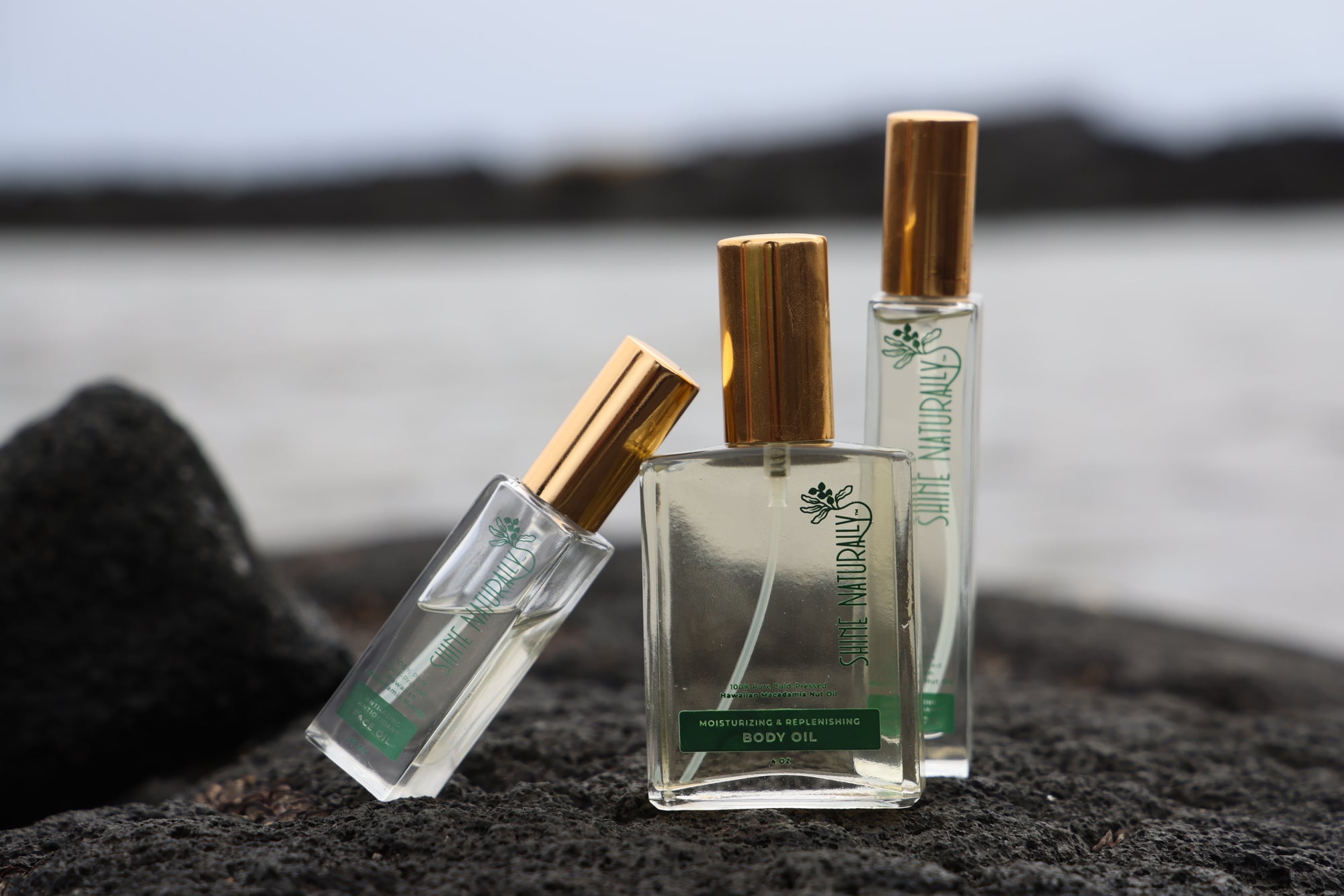 Macadamia Nut Premium Face and Body Oil – Shine Naturally